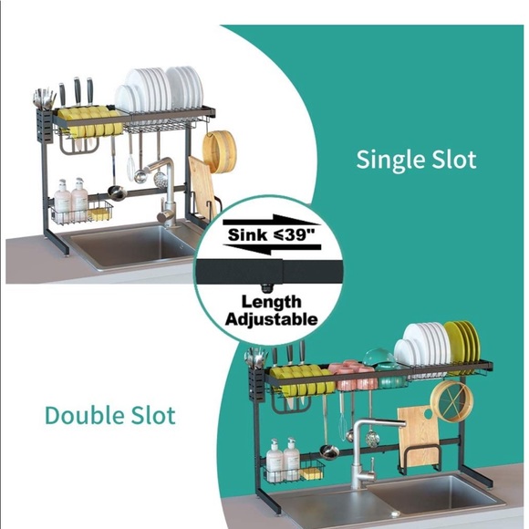 Kitchen | Dish Drying Rack Over The Sink Adjustable | Poshmark